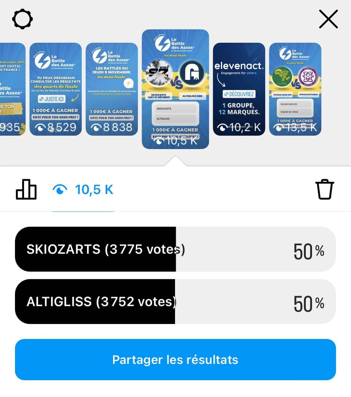 En direct - Quatrième édition du Battle des Assos® (résultats, tableaux…) - PGE
