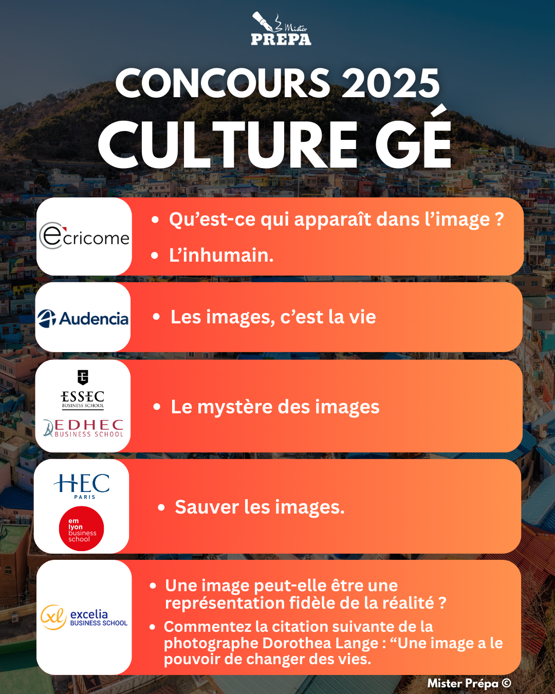 CONCOURS 2025 : Tous les sujets tombés à la BCE et ECRICOME - PGE